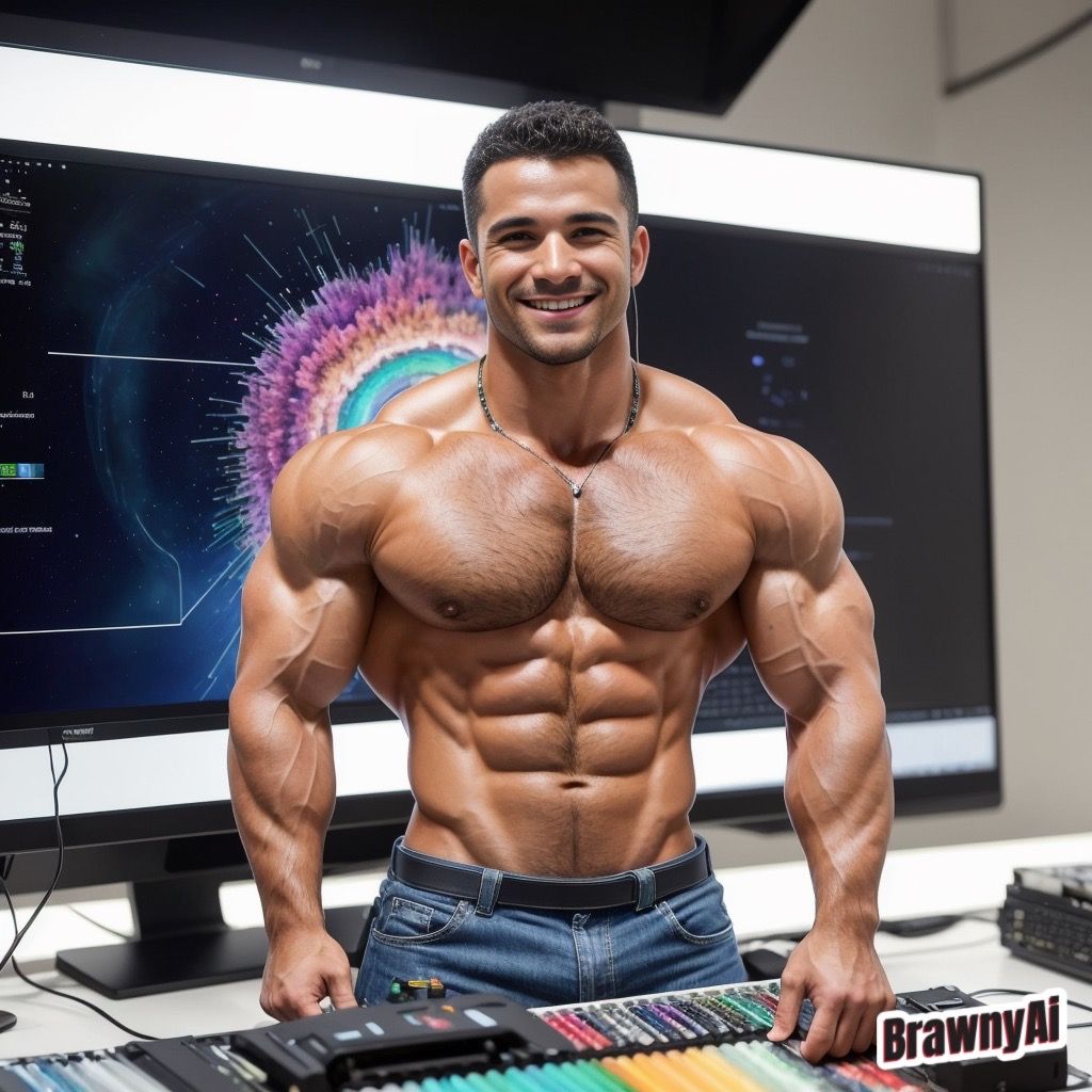 BrawnyAi - Digital Hunks: Sexy, Inclusive, and Fun